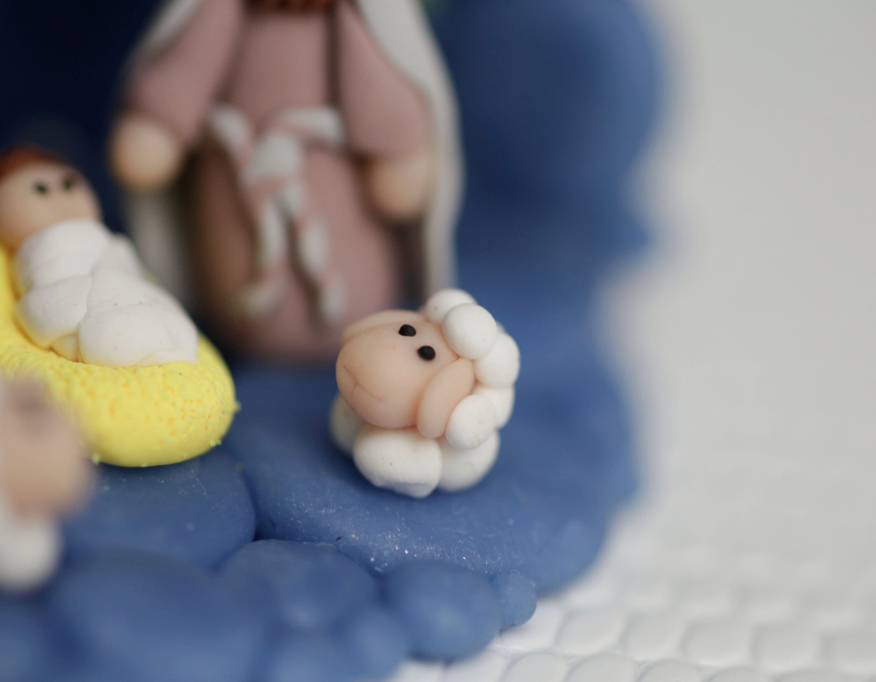 Christmas Nativity Set Polymer Clay Fimo Handmade Cute Special Virgin ...