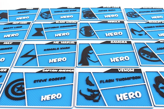Horizontal Dividers for Marvel Champions Hero Pack Additions - Etsy