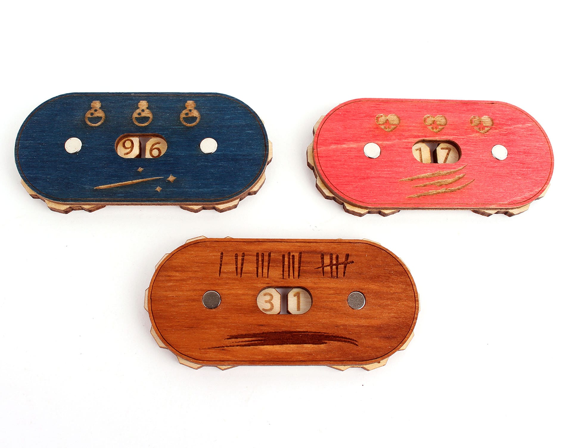 Wooden Counters - for Mana, Stamina, Points - Etsy