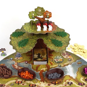 Everdell Event Card Holders - Leaf Shaped (unofficial Everdell Upgrade ...