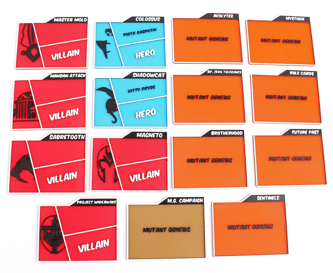 Horizontal Dividers for Marvel Champions: the Card Game - MUTANT ...
