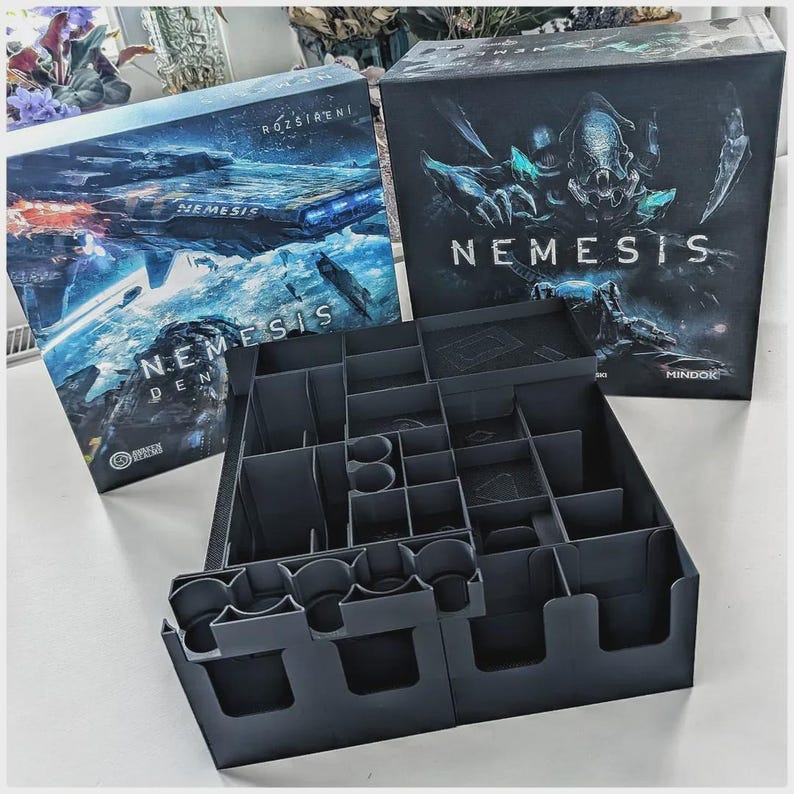 Nemesis Organizer - Made to Hold 3D Upgrades (shielded Tokens and ...