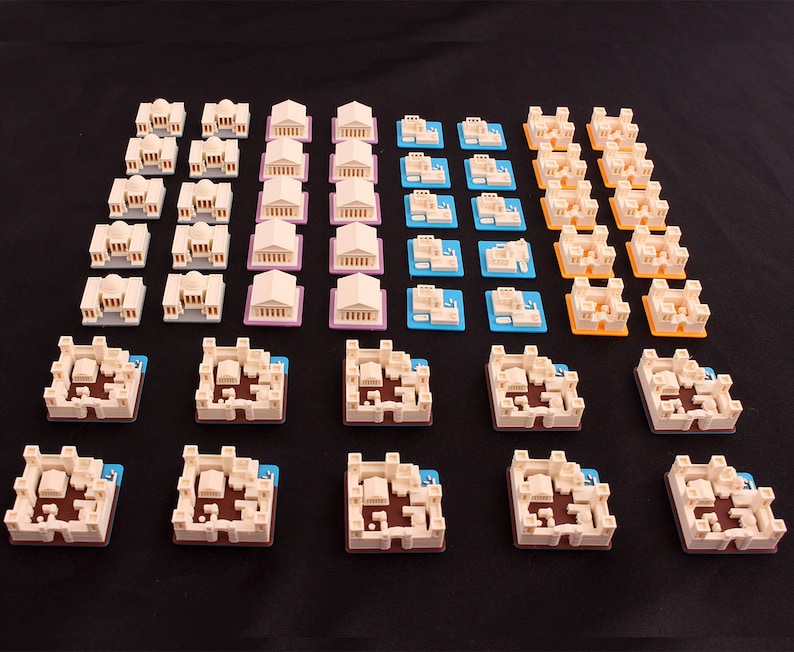 Cyclades Upgraded 3D Buildings in Color - Etsy
