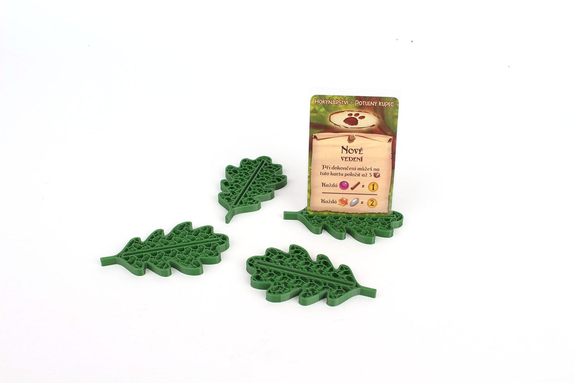 Everdell Event Card Holders - Leaf Shaped (unofficial Everdell Upgrade ...