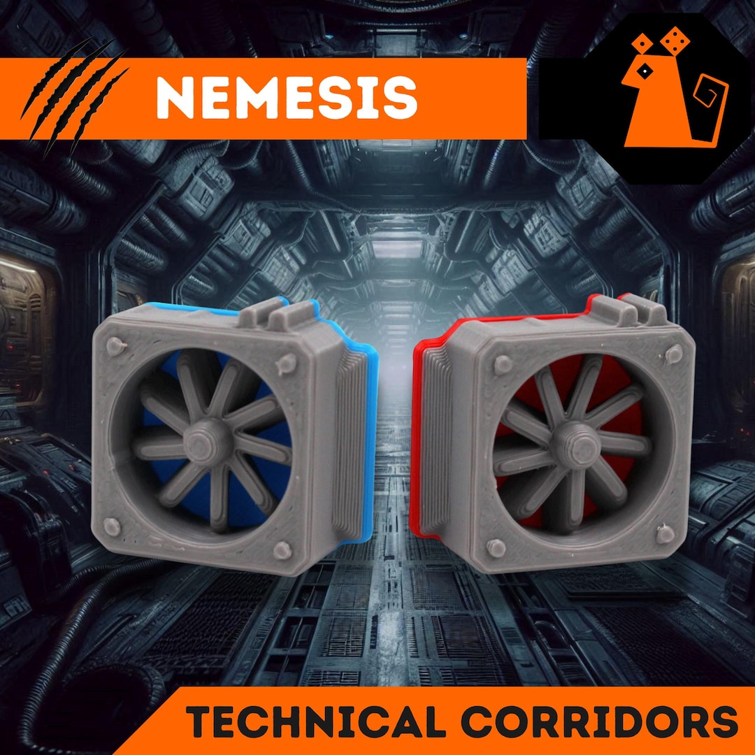 Nemesis Technical Corridor Entrance Miniatures (15pcs) - Etsy