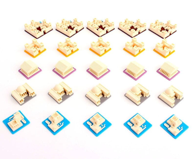 Cyclades Upgraded 3D Buildings in Color - Etsy