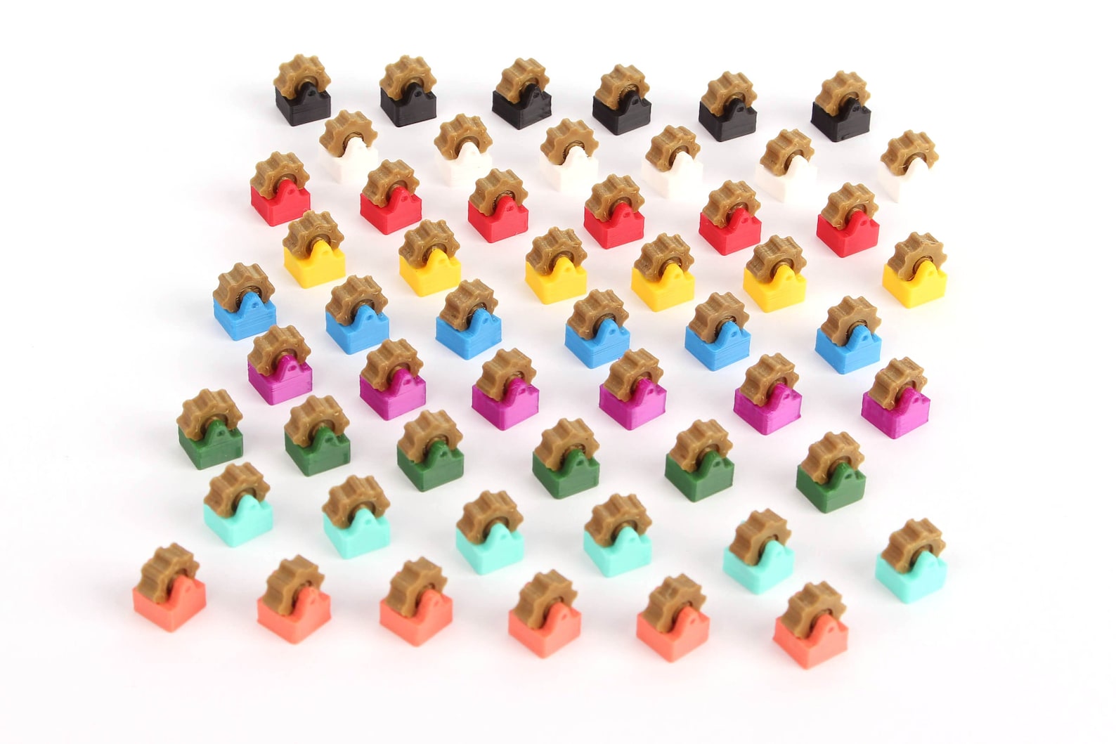 Scythe - 3D Buildings, Technology Cubes, Recruits and Action Tokens - Etsy