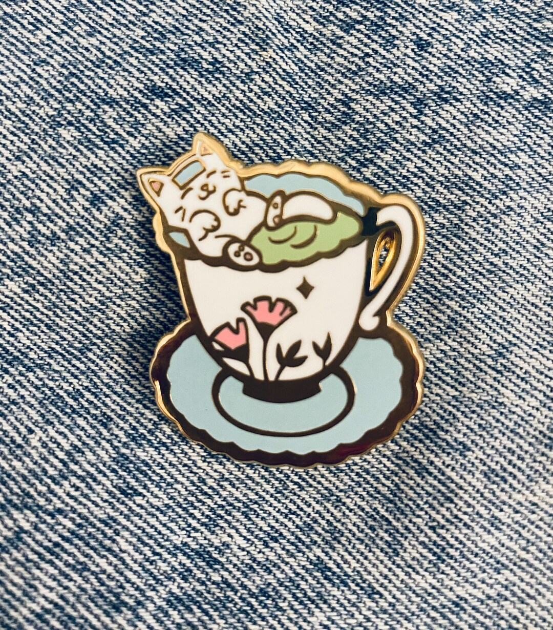 Matcha Enamel Pin - Etsy