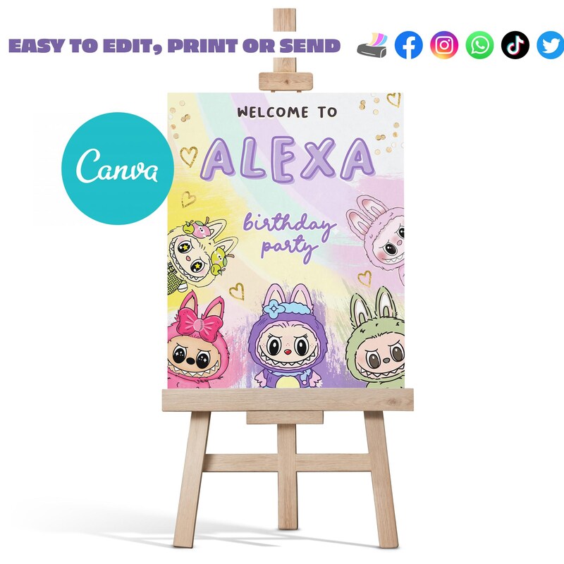 Labubu photo frame - Etsy.de