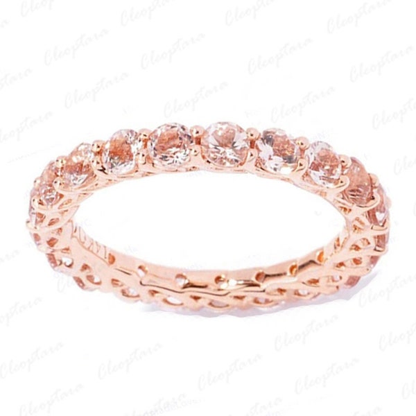 Morganite Band - Etsy