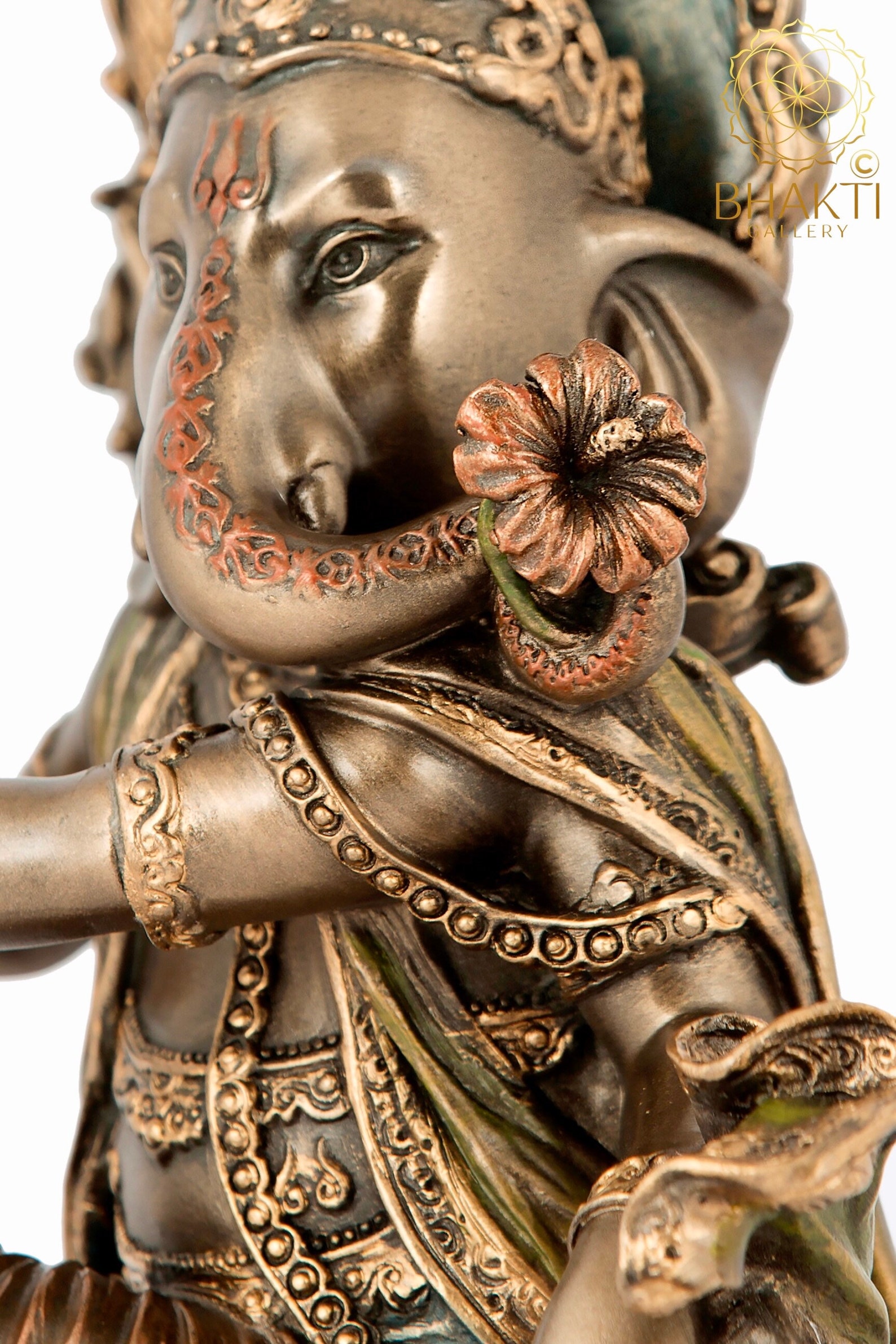 Dancing Ganesha Statue 20.5 CM Bonded Bronze Dancing Ganesh - Etsy