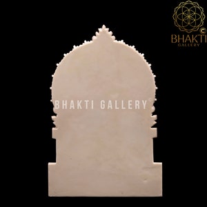 Maa Durga Statue, Bengali Durga, 26 Cm Big Ivory Finish Dust Marble ...