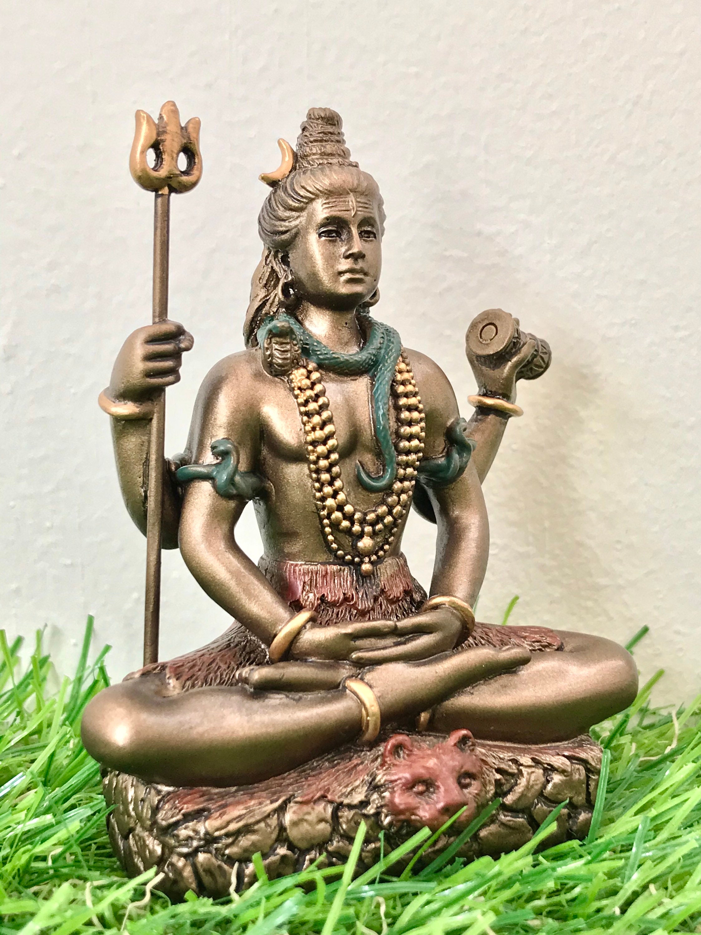 Lord Shiva Statue, 8 Cm Small Shiv, Siva, Mahadev, Mahadeva, Rudra ...
