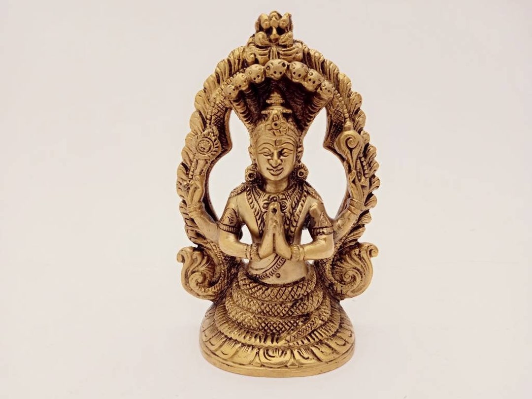 Patanjali Statue, 13 Cm Small Size Brass Lord Patanjali Statue ...