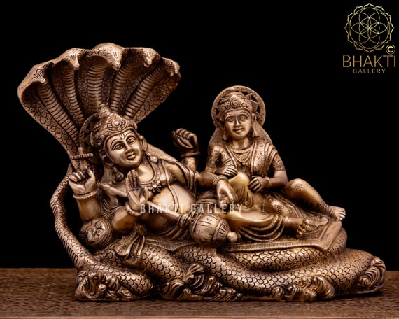 Sculpture Art & Collectibles Vishnu carving Lakshmi Narayan Idol,18CM ...