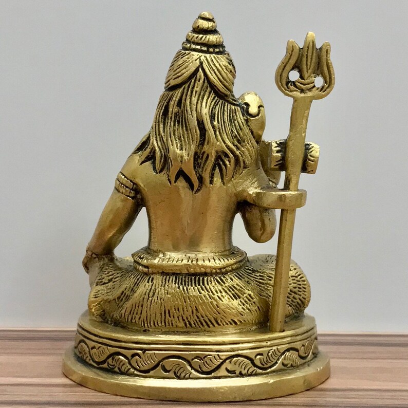 Small Shiva Statue in Brass 10.5 CM Small Size Brass Lord - Etsy