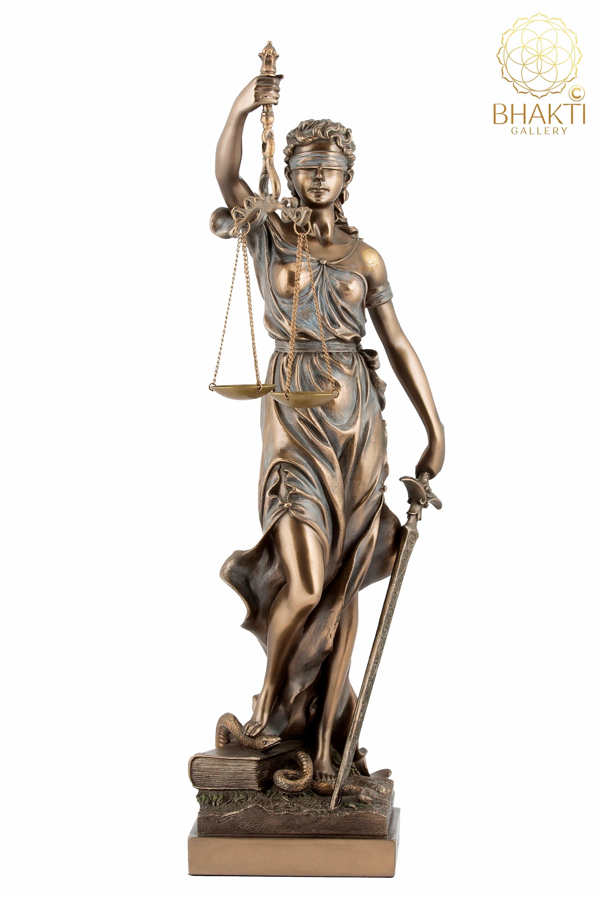 Lady Justice Statue, Virtues of Justice Greek, Roman Symbol of Justice ...