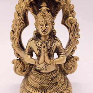 Patanjali Statue, 13 Cm Small Size Brass Lord Patanjali Statue ...