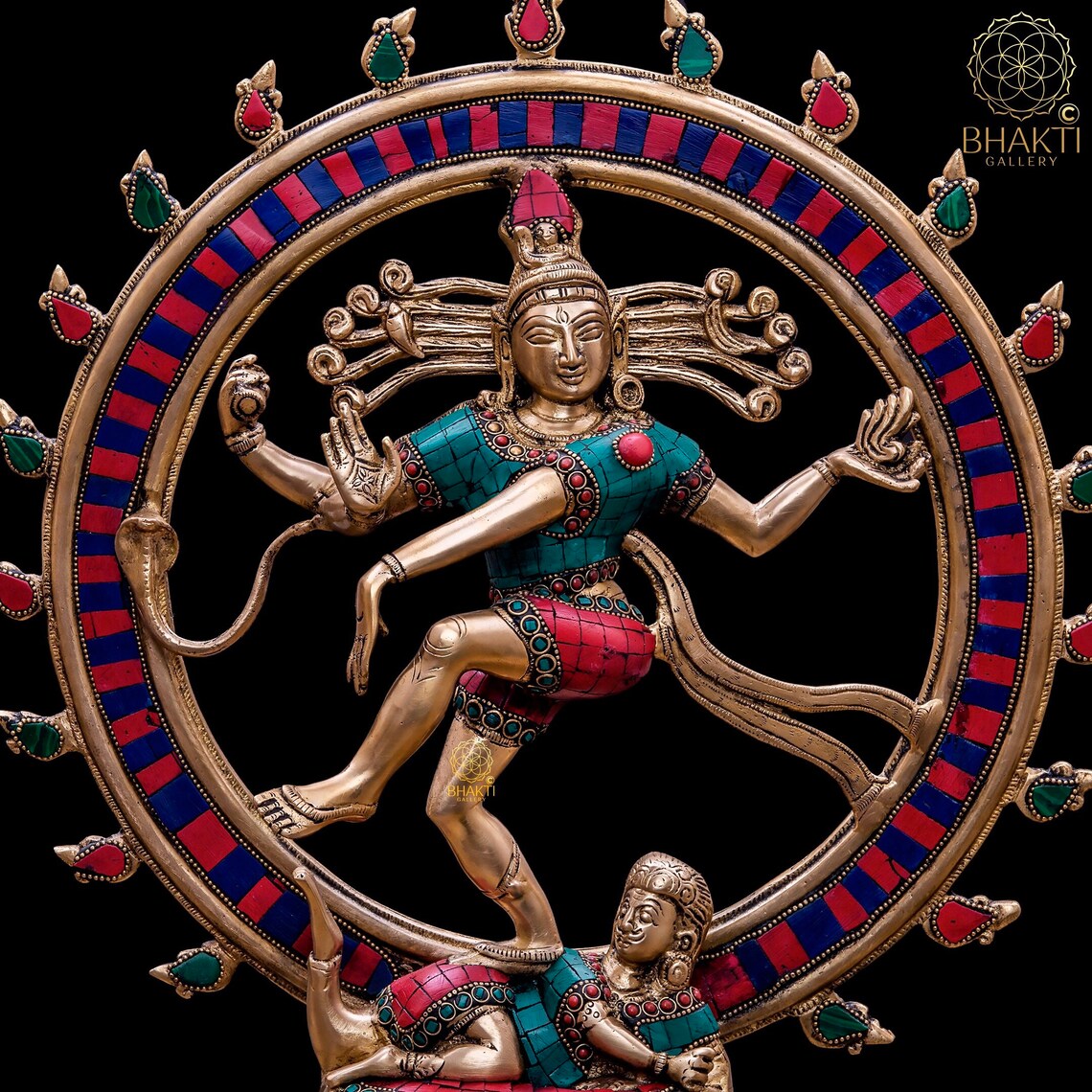 Brass Nataraja Statue Natraj Murti 46 cm Big Brass Dancing | Etsy