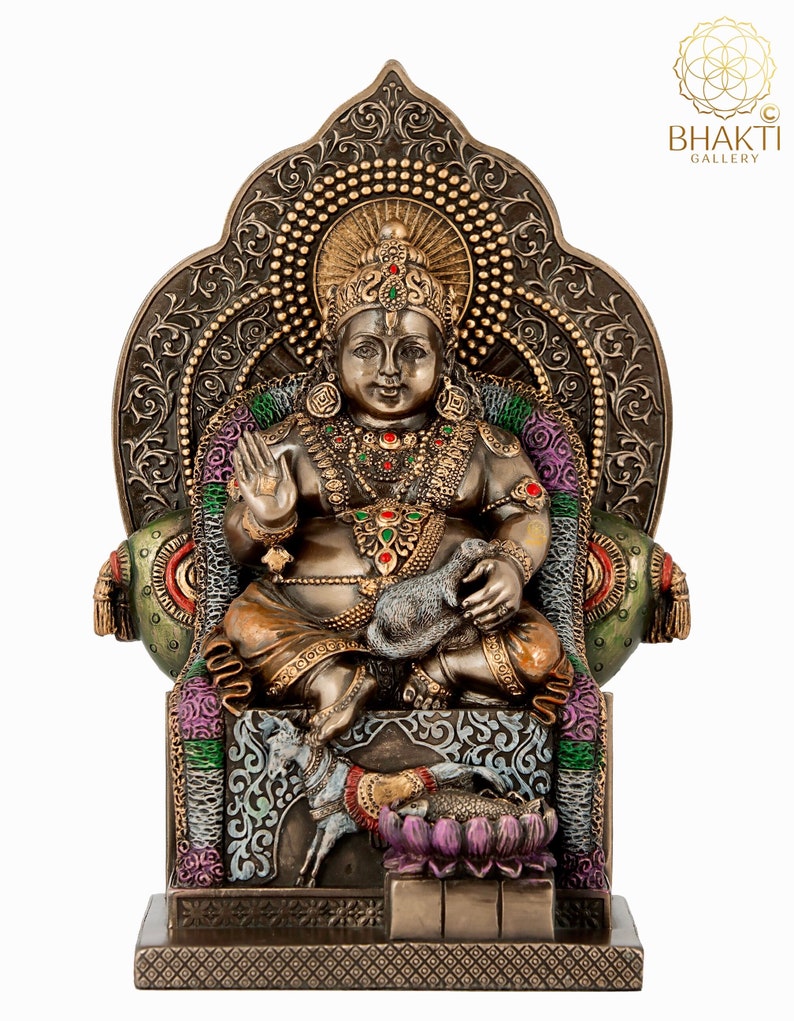 Kuber Statue 7.5 Kuvera Statue Kubera Statue Dik-Pala | Etsy