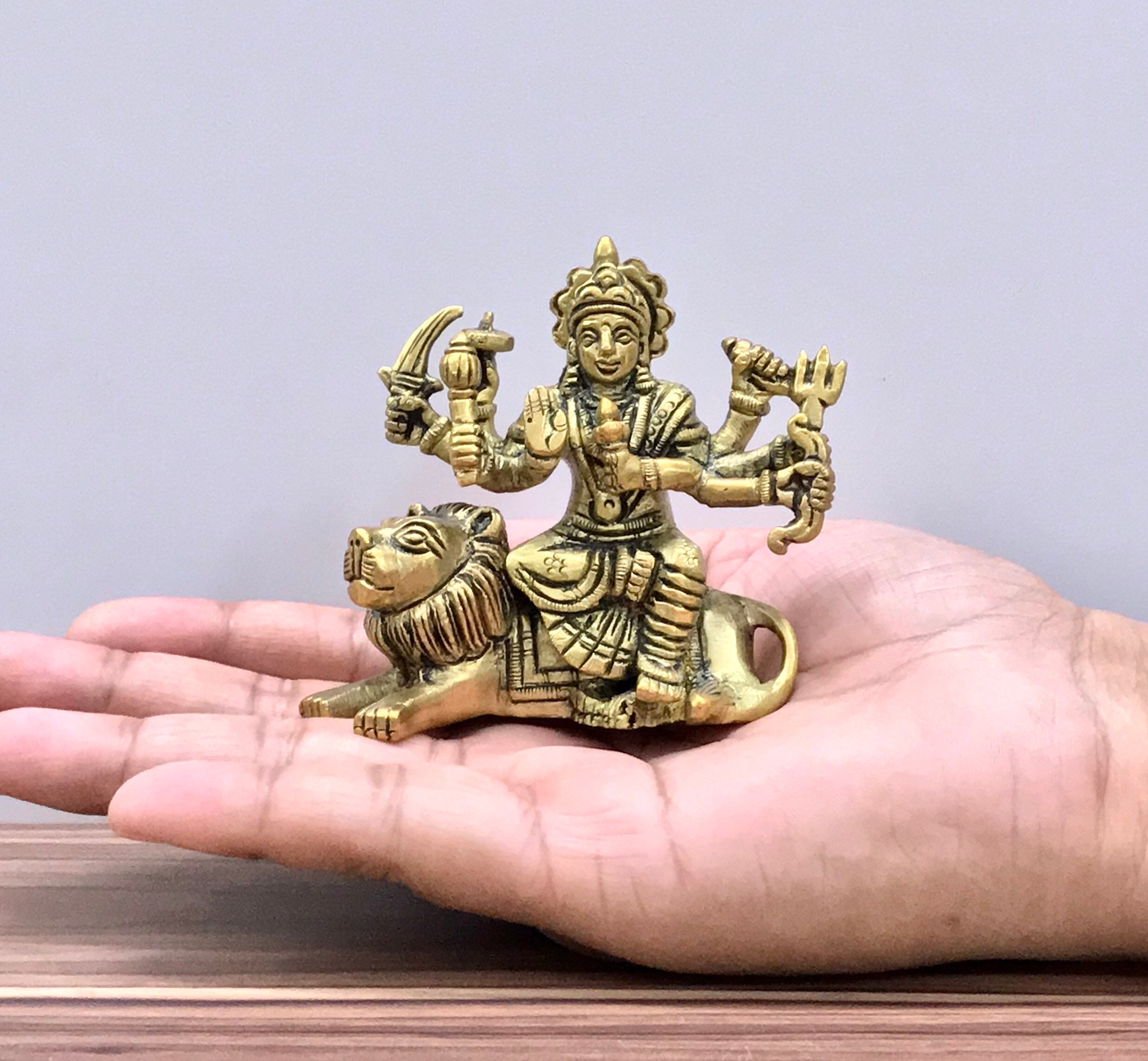 Durga Statue Small 7.5 CM Goddess Durga Idol Durga for - Etsy