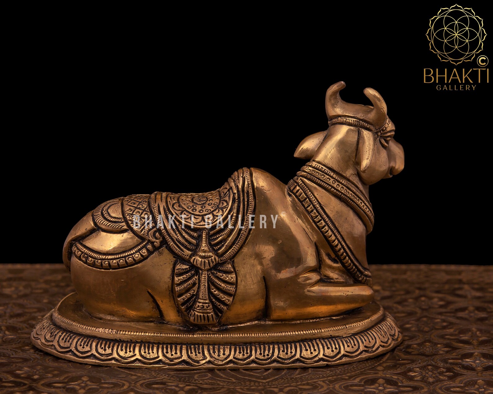 Small Nandi Statue, Gatekeeper of Shiva & Parvati, God Nandi Figure, 15 ...