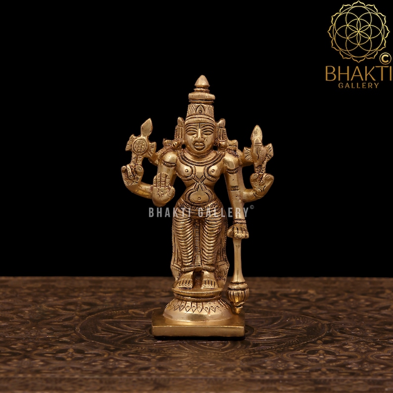 Lord Vishnu Dashavatar Set in Brass 6 Cm Small Size Brass - Etsy