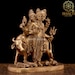Dattatreya Statue, 20 Cm Brass Dattatreya Statue, Bhagwan Dattatrey ...