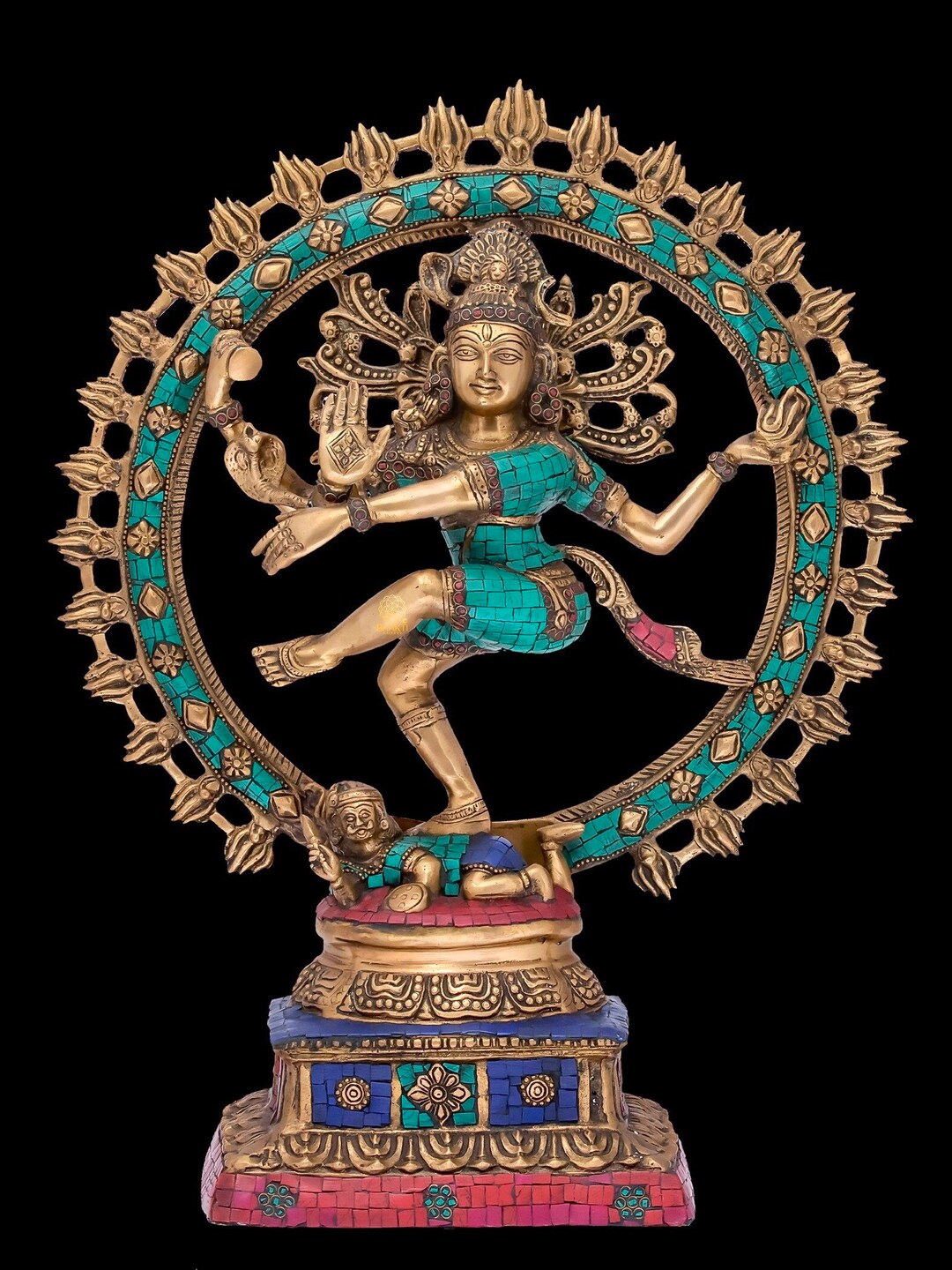 Brass Dancing Shiva Nataraja Statue Large, 57 Cm Big Large Size Dancing ...