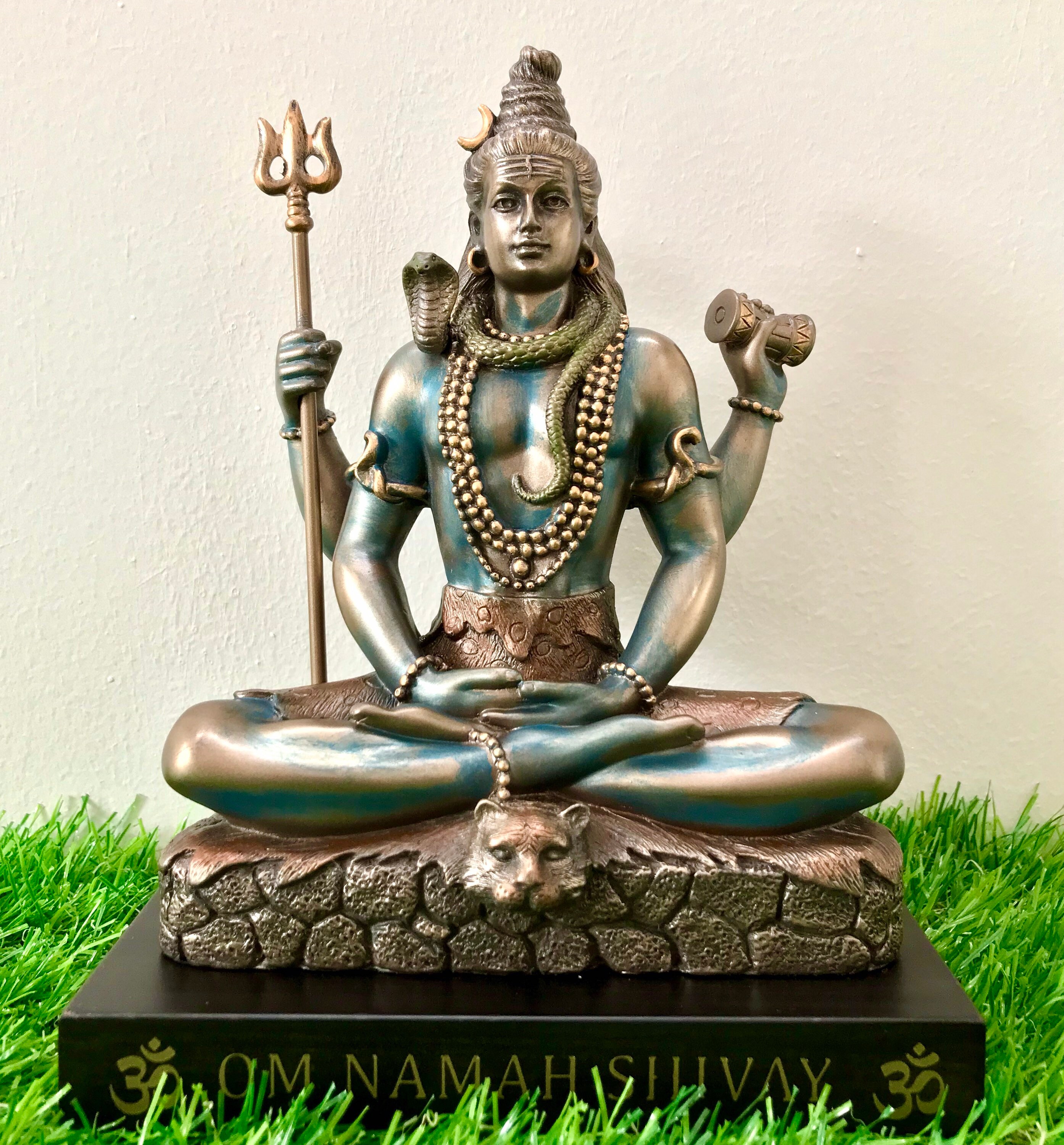 Small Lord Shiva Statue, 17 Cm Small Bonded Bronze Lord Shiva Idol ...