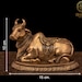 Small Nandi Statue, Gatekeeper of Shiva & Parvati, God Nandi Figure, 15 ...