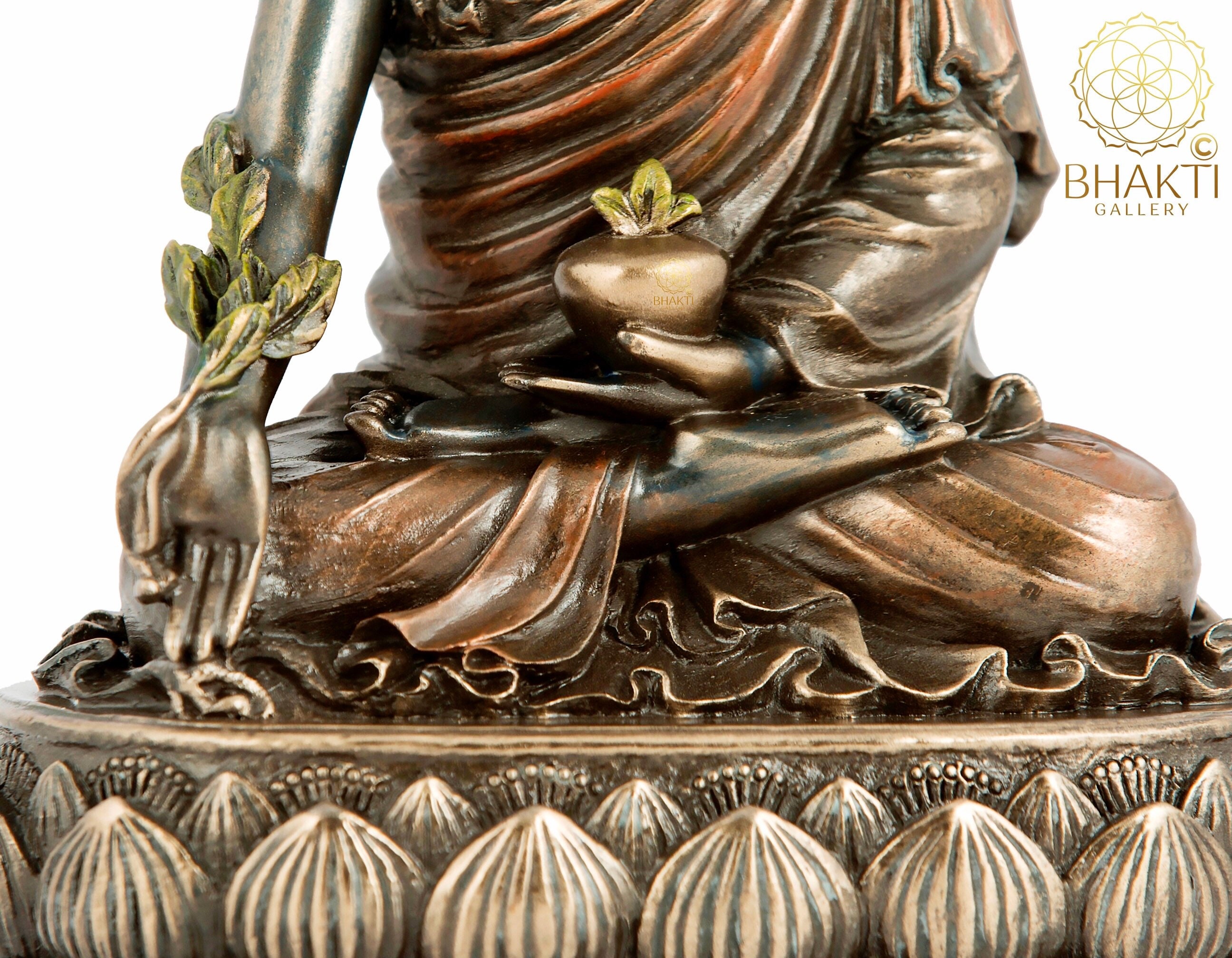 Small Buddha Statue 14 Cm Small Size Bonded Bronze Healing - Etsy