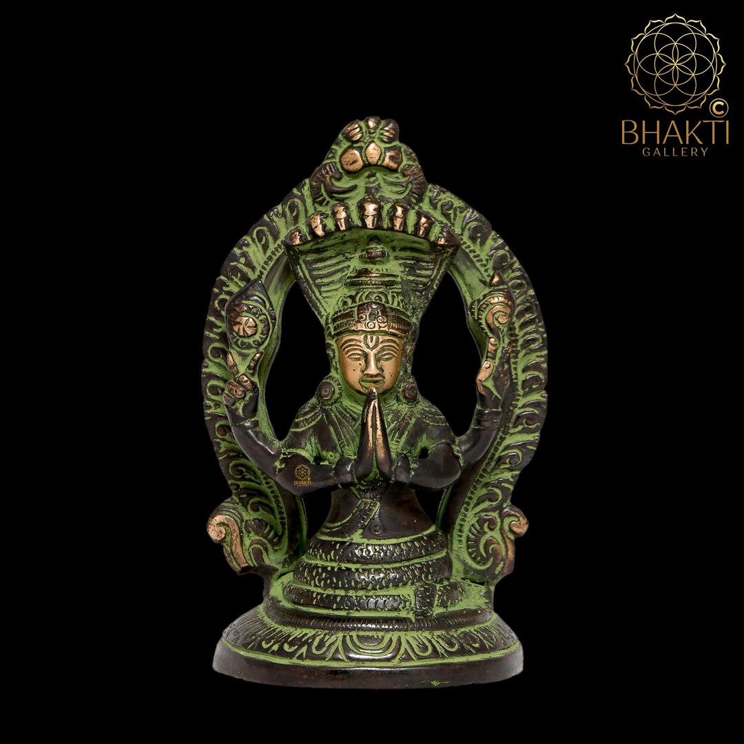Brass Patanjali Statue Small, 12 Cm Small Size Antique Finish Lord ...