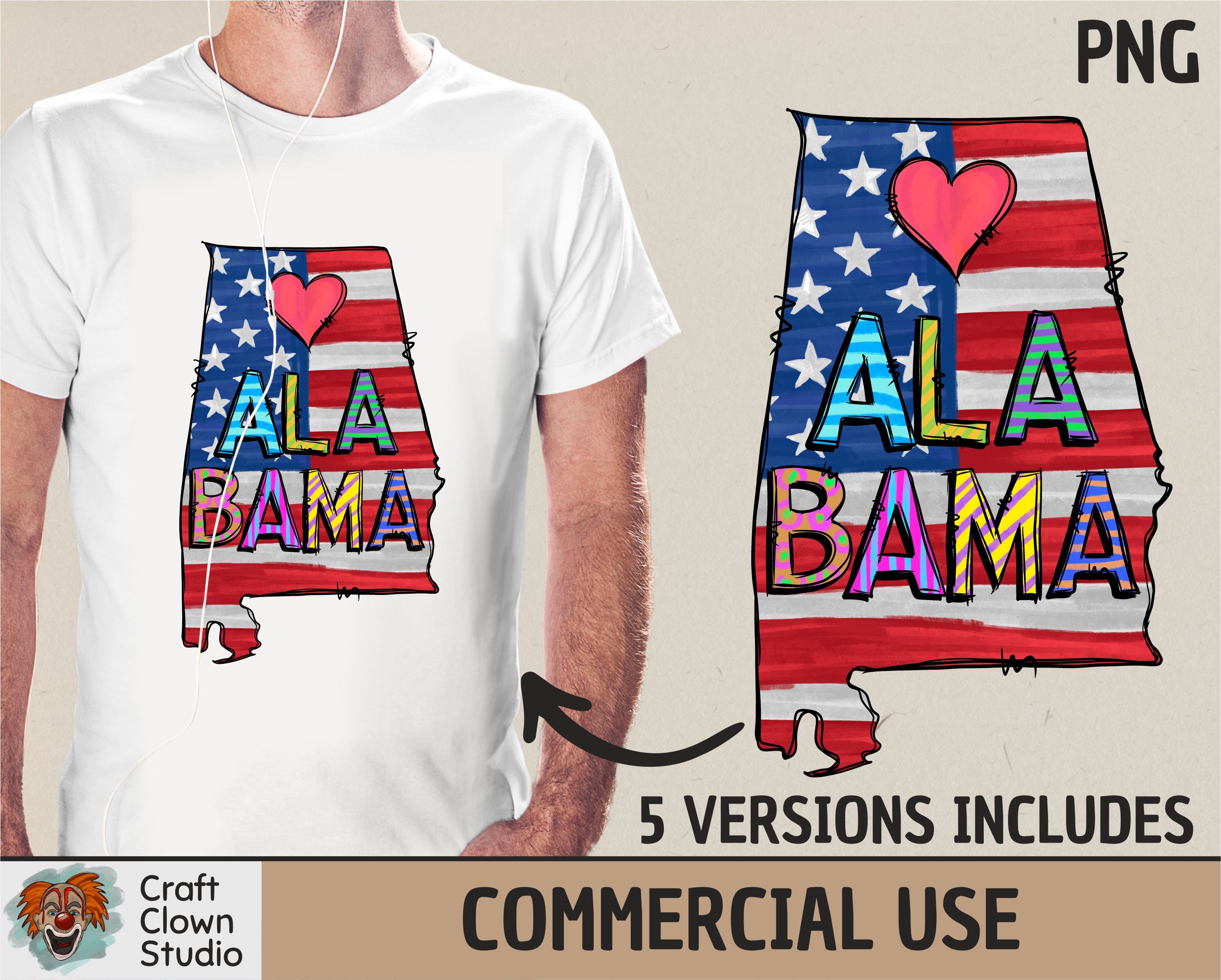 Alabama PNG File for Sublimation Alabama Sublimation Designs - Etsy
