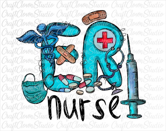 Emergensy Nurse Png Er Nurse Png Lpn Png Doctor Png | Etsy