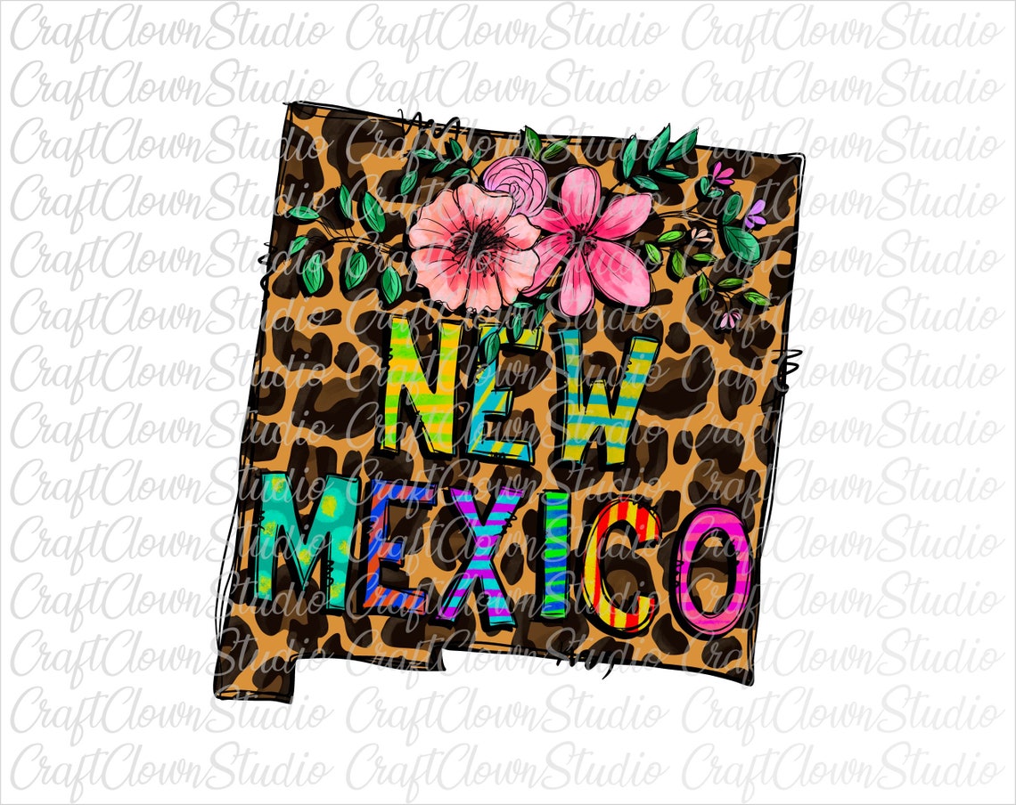 New Mexico Printable Design Nm State Design USA PNG Design - Etsy