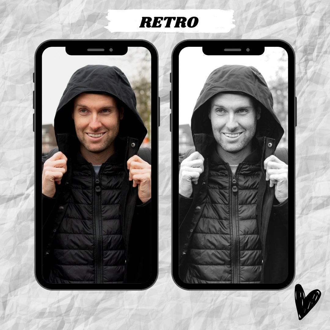 PRESETS NOIR et BLANC filtres noirs et blancs pour Lightroom - Etsy France