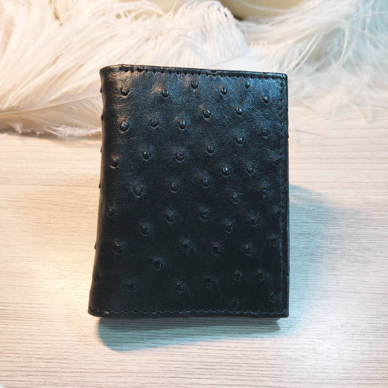 Genuine Ostrich Leather Wallet - Etsy