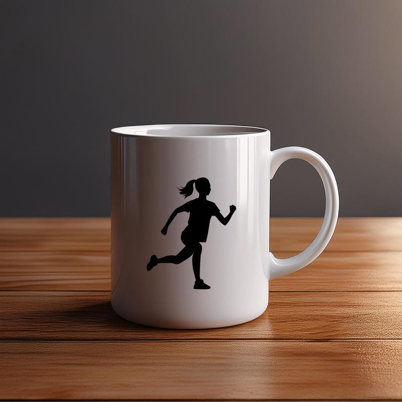 Woman Running Silhouette, Woman Running SVG Bundle, Woman Runner SVG ...