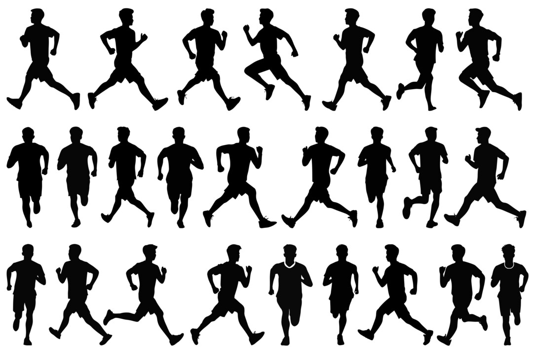 Man Running SVG, Runner Man SVG, Man Running Silhouette, Runner Man ...