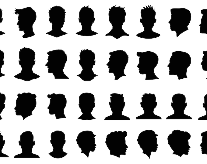 Male Face Template, Male Face Ratio, Male Face Grid, Front Face ...