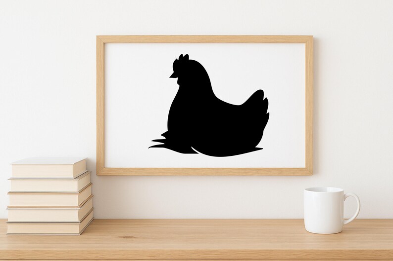 Silueta de pollo (Svg, Png, Jpg, Eps) - 33 diseños - Etsy México