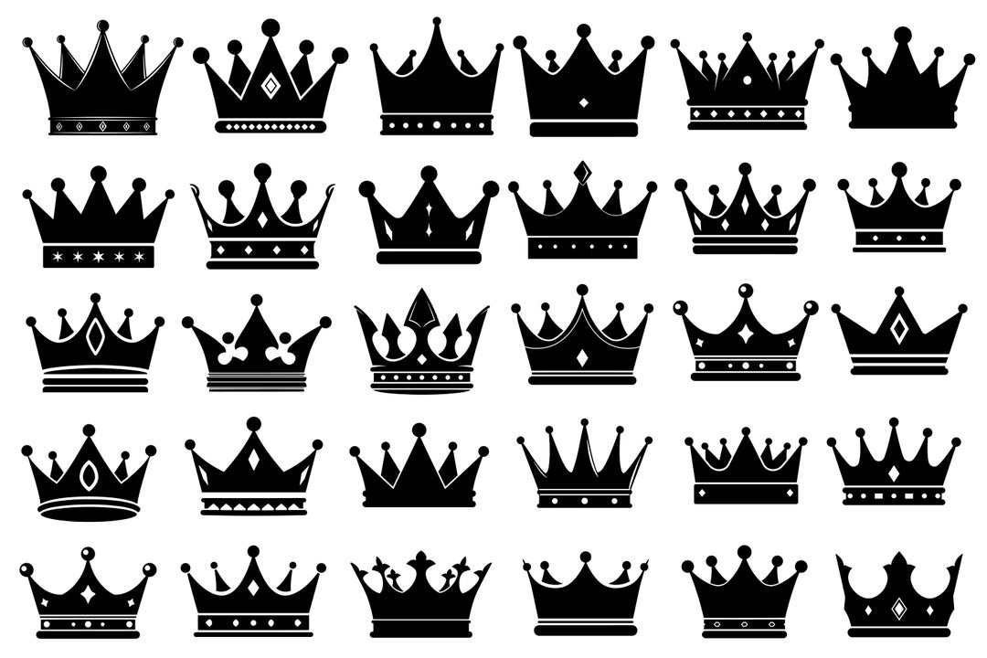 Royalty King Crown SVG | King Crown Silhouette | King Crown PNG | Crown ...