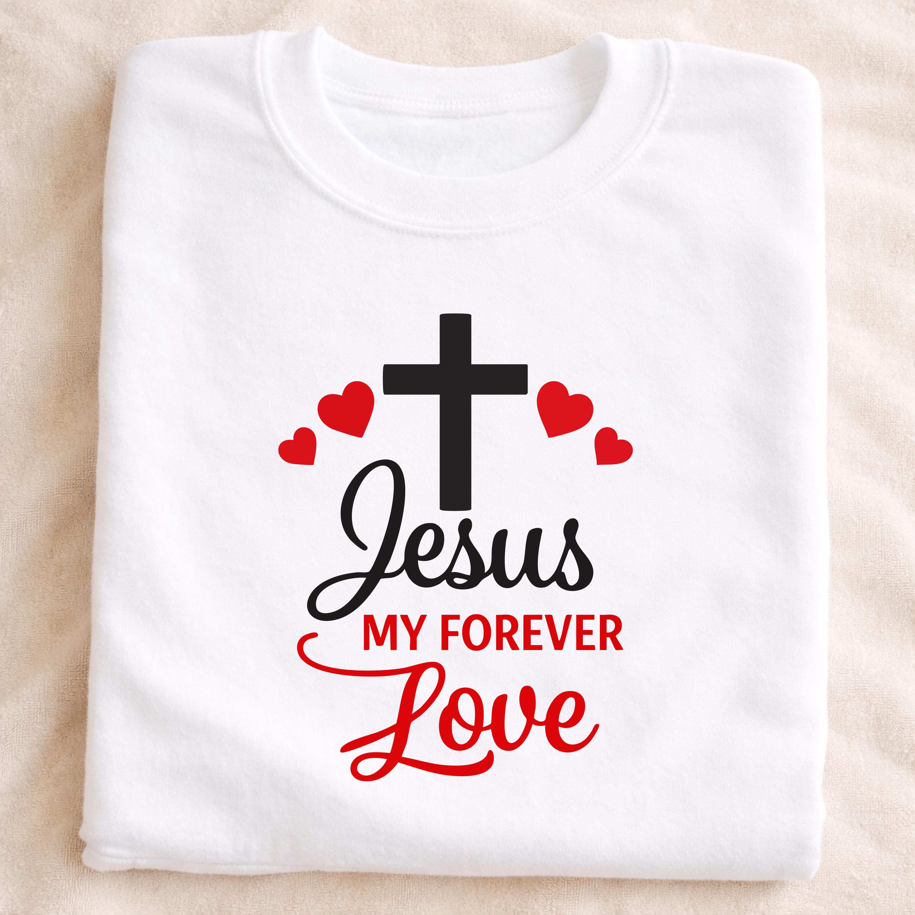 Jesus My Forever Love SVG PNG | Christian Valentine Clipart - Etsy