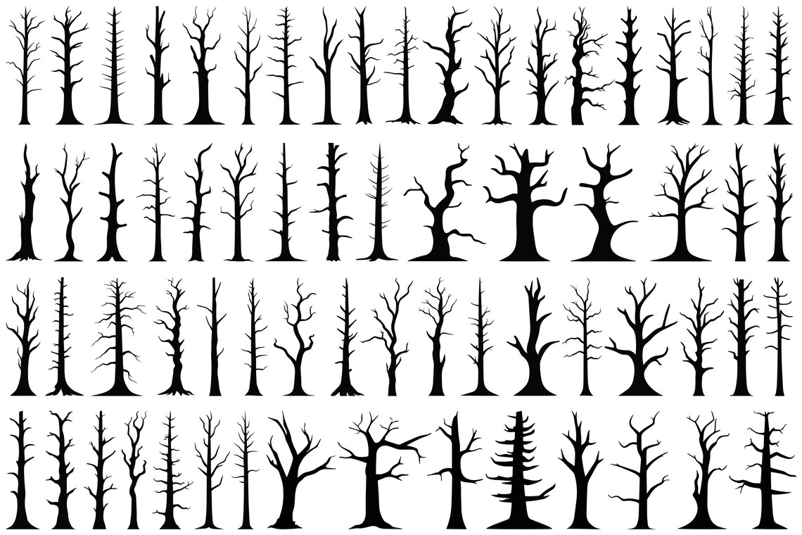 Dead Tree SVG Bundle, Dead Trees SVG, Dead Tree Silhouette, Dead Tree ...