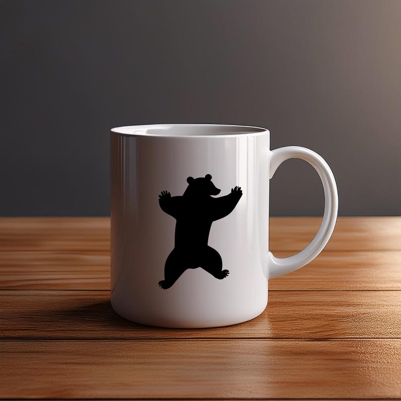 Bear SVG Bundle, Bear Silhouettes, Bear Print, Bear Clipart Vector ...