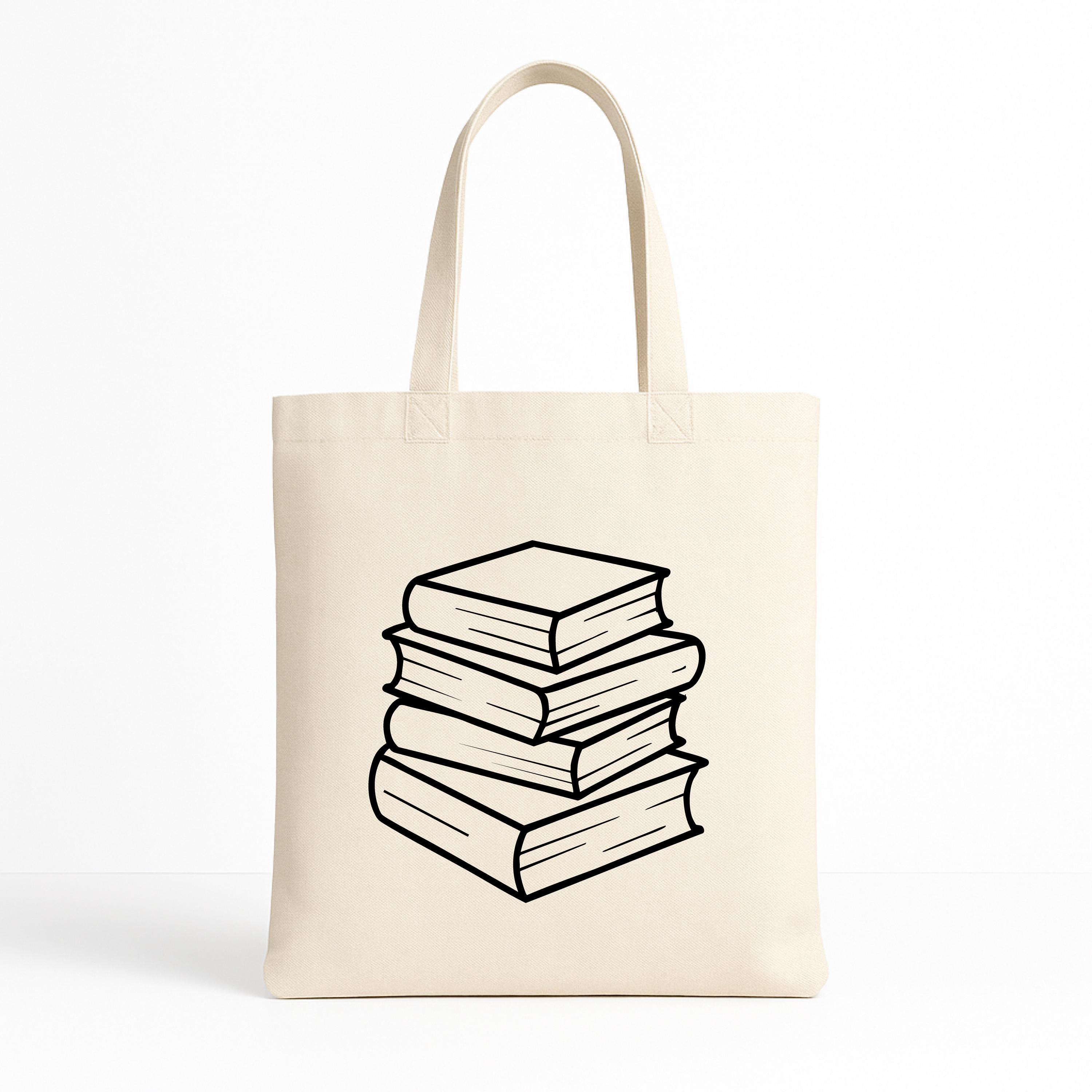 Stacked Books Outline SVG PNG Clipart - Etsy