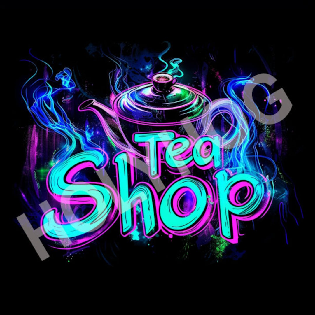 Tea Shop Logo, Vector Logo, Cafe Business Logo, Tea Retail Logo, Logo ...