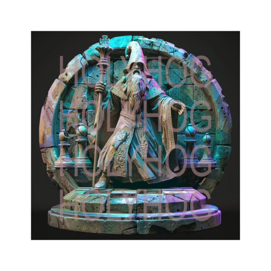 Chess Art, Logo Wizard Chess Pieces, Chess Club Logo, Original Logo ...