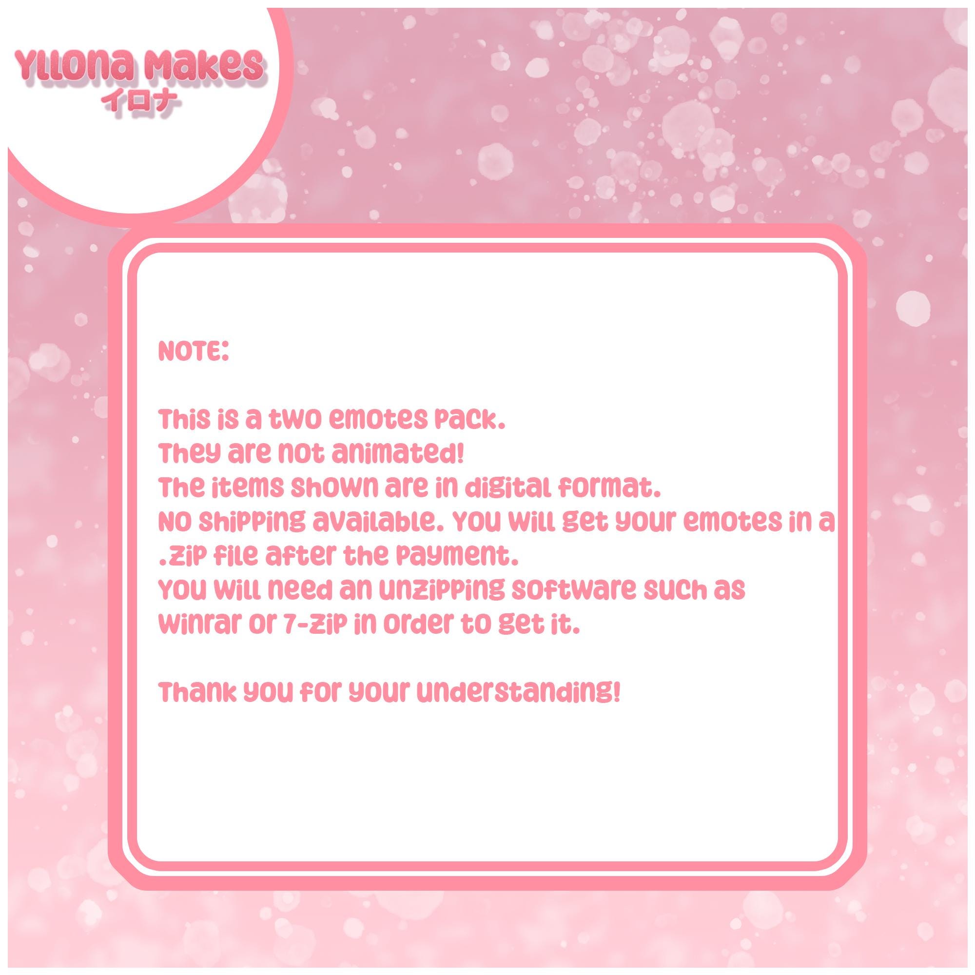 Angel Wings Emote Pack | Light Blue - Digital Stickers & Emojis for ...